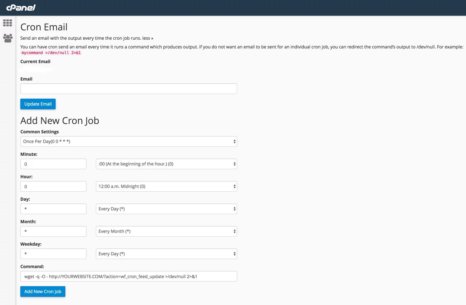How To Setup Cron for Auto Feed update? - WebAppick