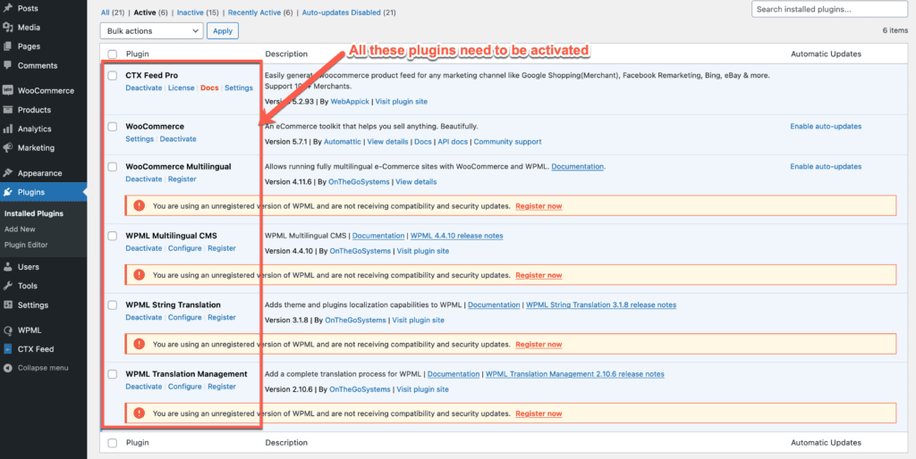 Multi-Language Product Feed creation using WPML and CTX Feed Pro