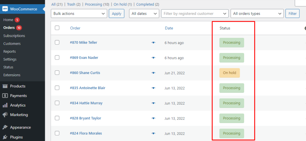 How To Change Default Order Status In WooCommerce WEBAPPICK