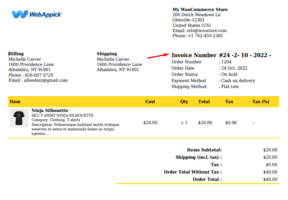 Generating an Invoice Number in WooCommerce: Step-by-Step Guide