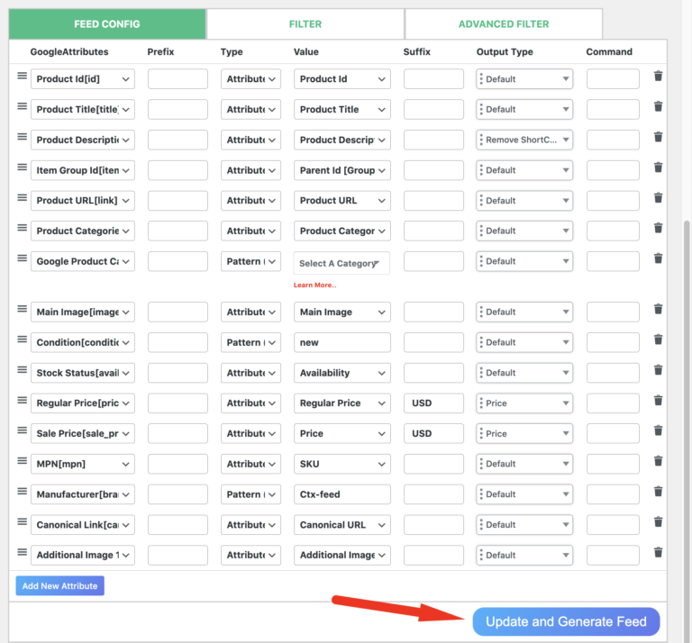 Google Product Feed Specifications: Required & Optional Attribute