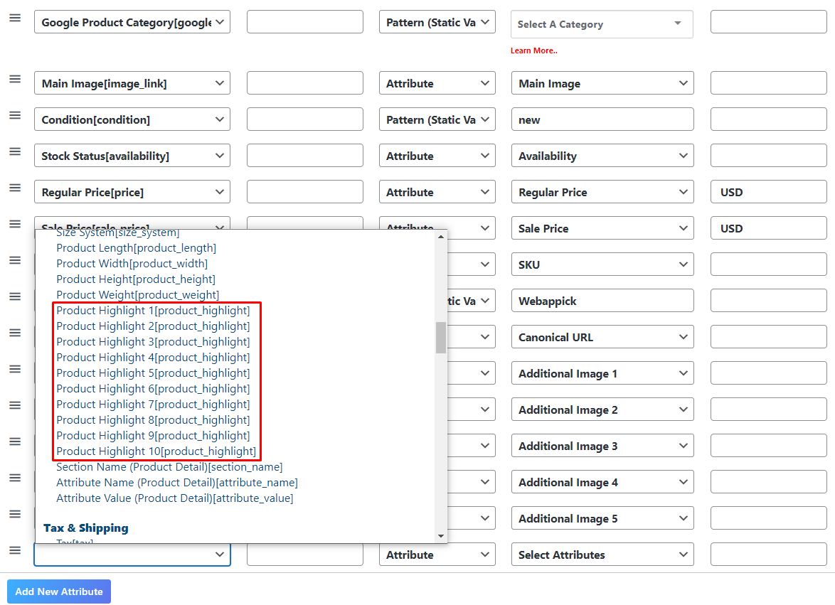 Google Product Feed Specifications: Required & Optional Attribute