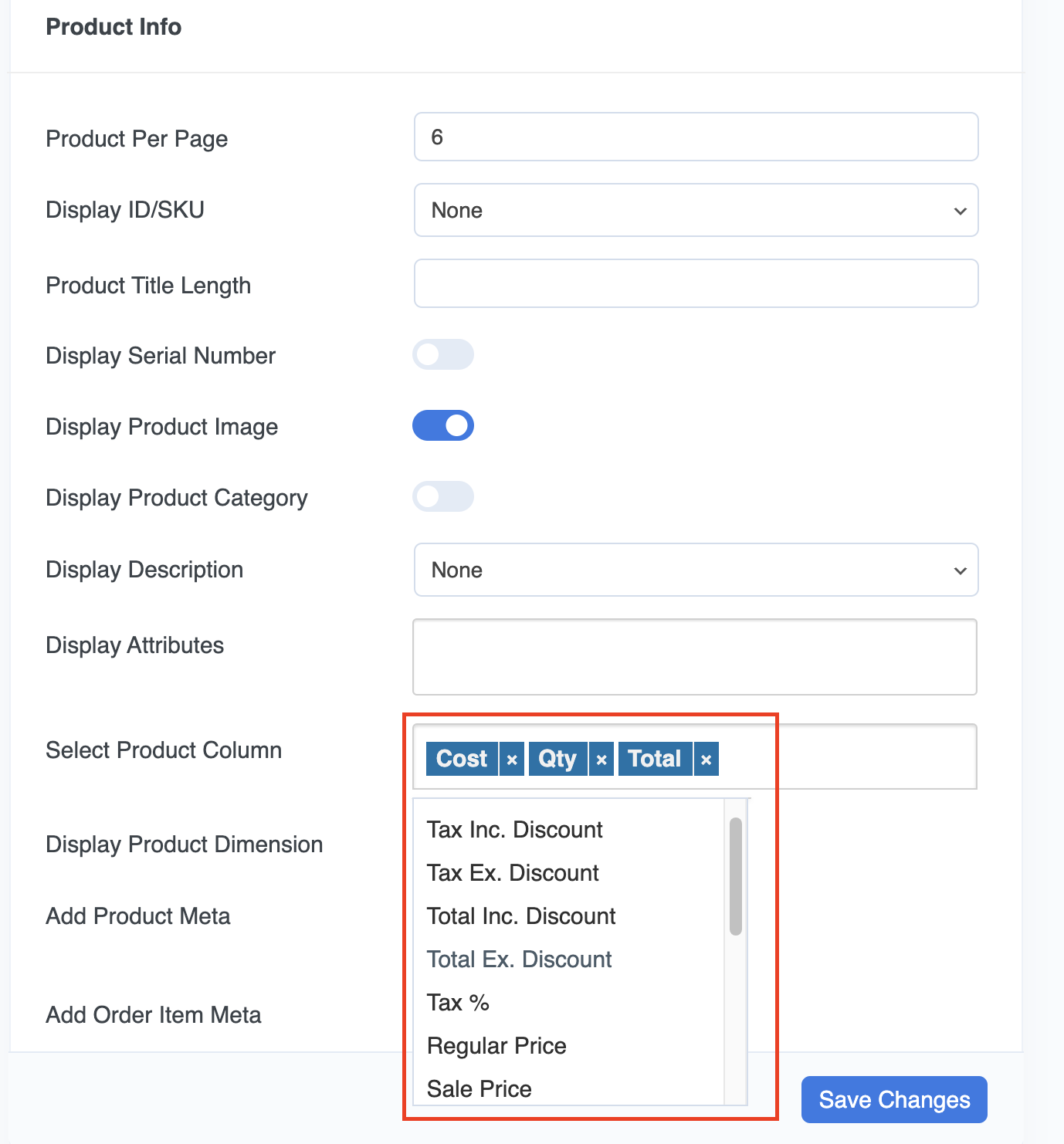 Customize Invoice Product Columns for Your Needs