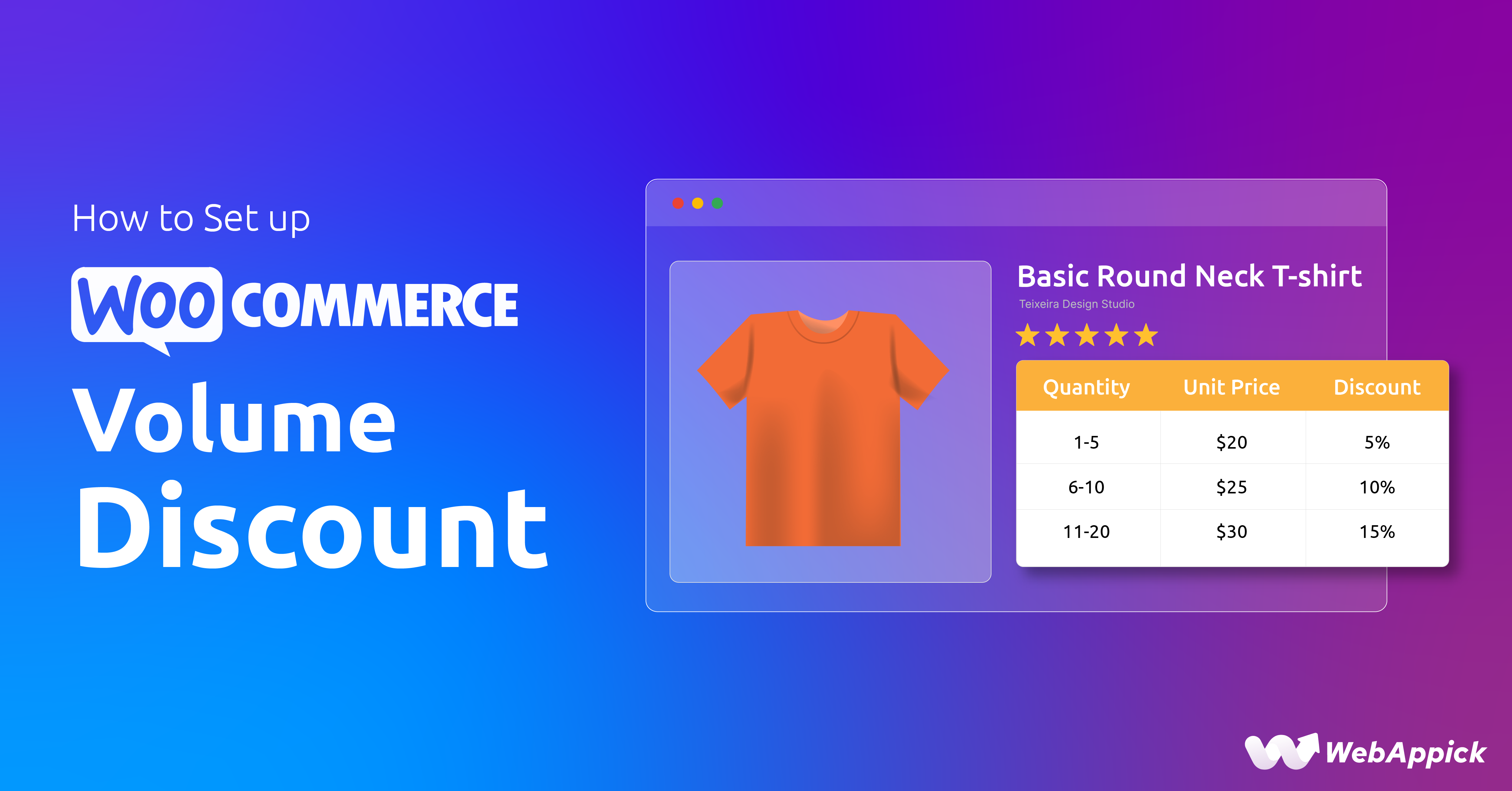 How To Set Up A Woocommerce Volume Discount Easy Guide Webappick
