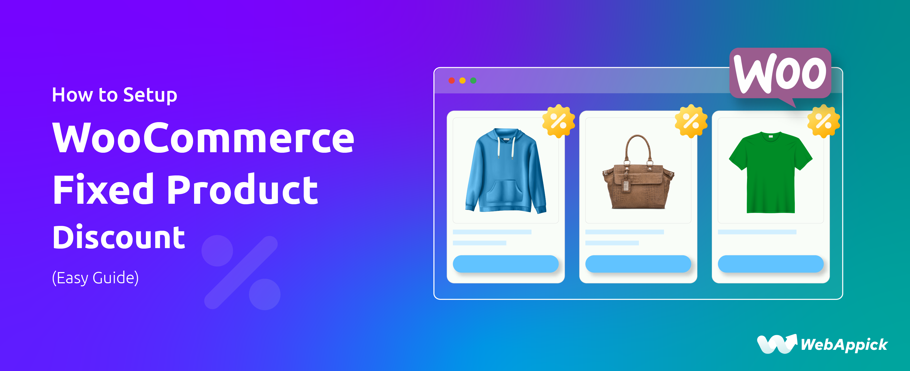 How to Setup WooCommerce Fixed Product Discount