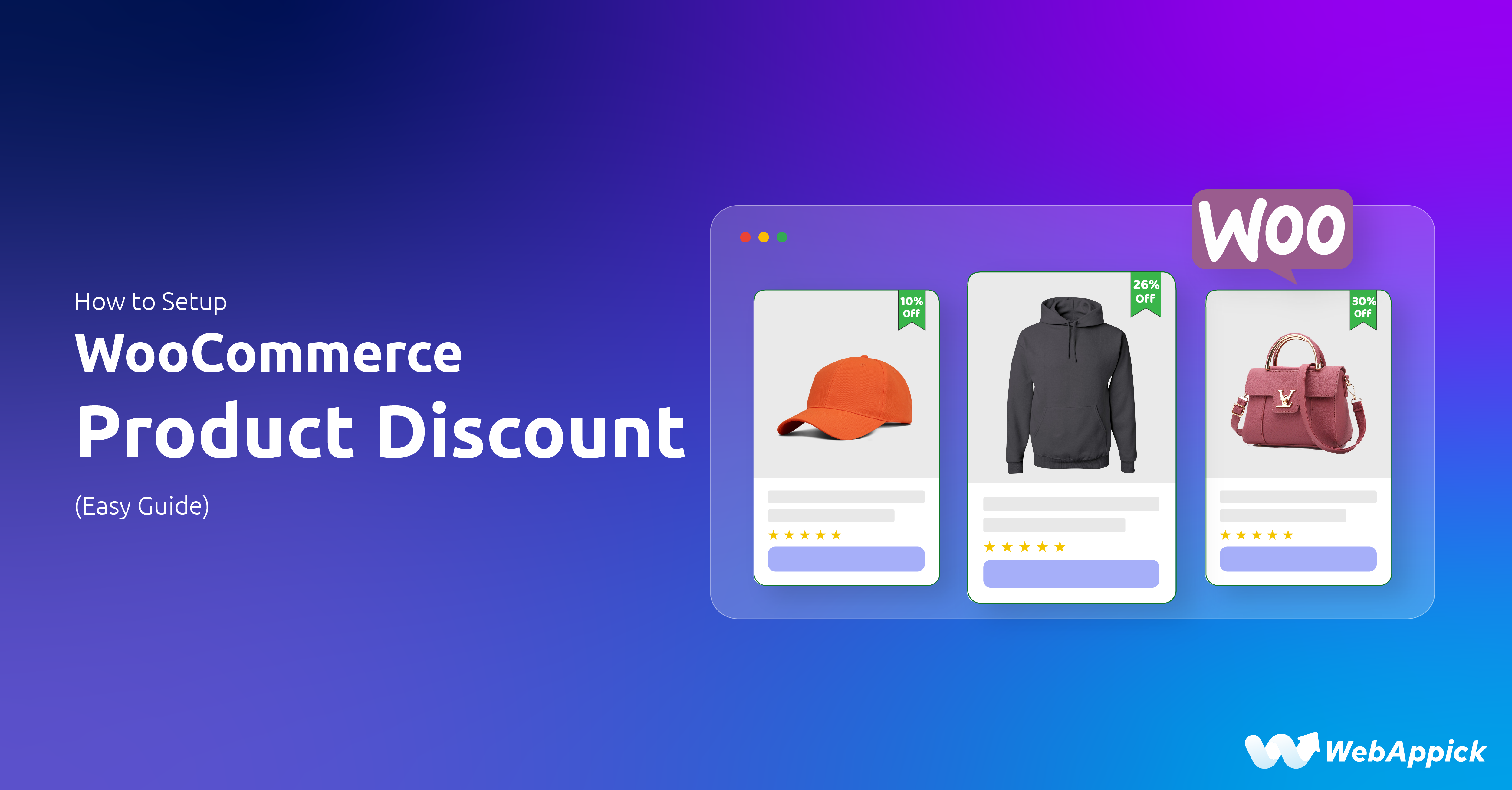 How To Setup Woocommerce Product Discount Easy Guide Webappick