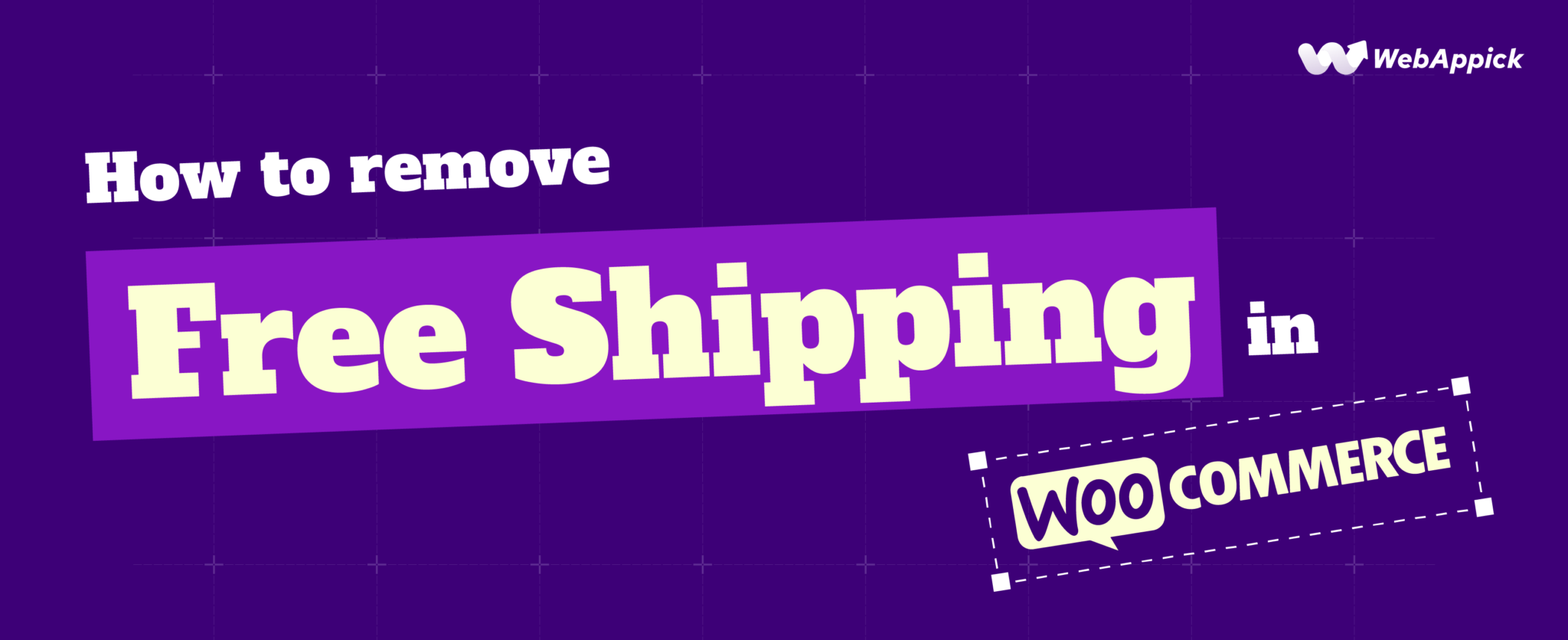 How to Remove Free Shipping in WooCommerce